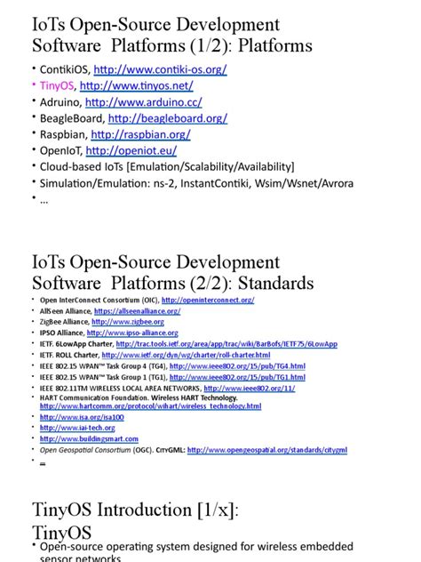 lecture 07 internet of things iots development platforms pdf interface computing