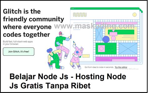 Belajar Node Js Hosting Node Js Gratis Tanpa Ribet