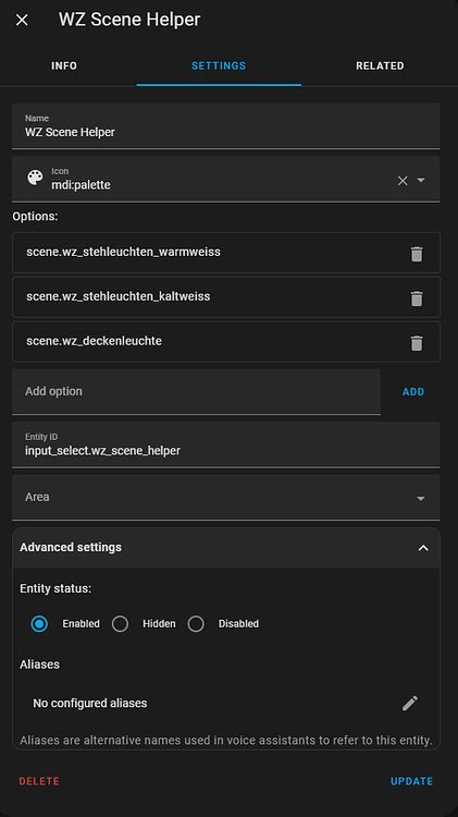 how do i cycle through scenes entities devices correctly using ikea styrbar blueprint