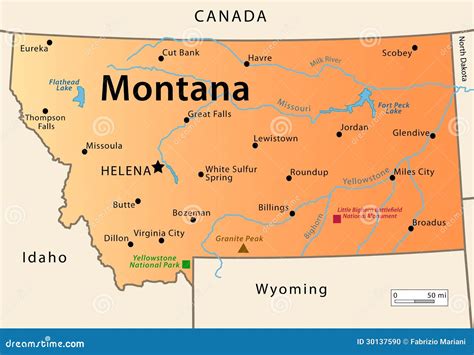 Alphabetical List Of Cities And Towns In Montana List Of Cities And