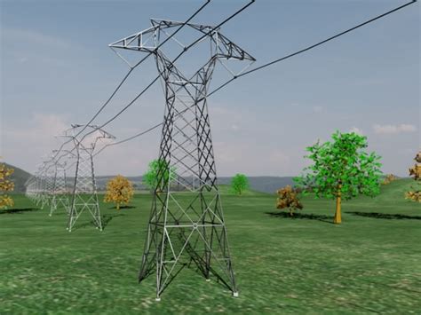 Electric Pylon 3d Model