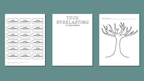 Creative Teaching Ideas For Tuck Everlasting