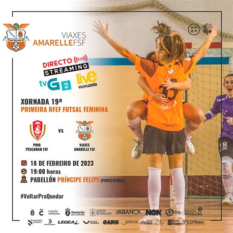 Sábado de derbi gallego en el Pabellón Municipal Príncipe Felipe entre el Poio Pescamar FSF y el