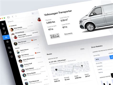 delivery web dashboard by conceptzilla on dribbble