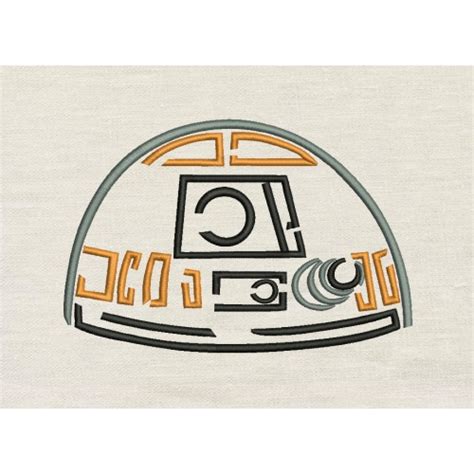 Bb8 Head Embroidery Design