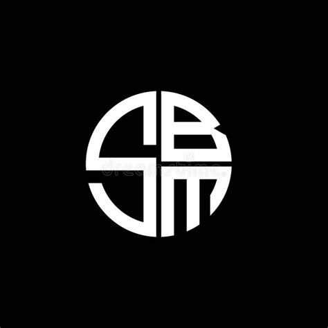 Sbm Logo Sbm Icon Sbm Monogram Sbm Letter Minimalist Circle Flat Unique