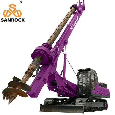Hydraulic Rotary Drilling Rig Machinery 25m Deep Borehole Rotary
