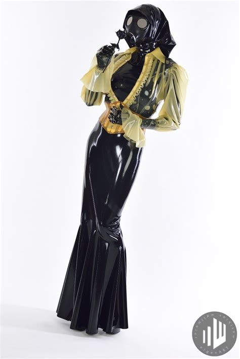 Latex Wear Latex Dress Hobble Dress Long Leather Skirt Latex