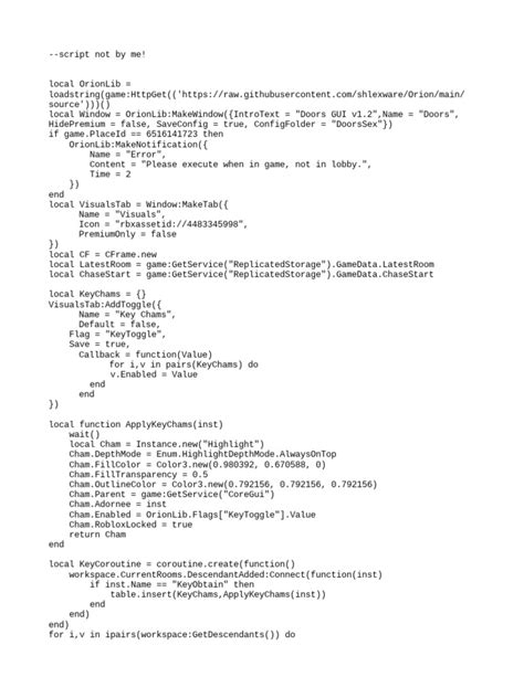 Descargar El Mejor Script Para Doors Autofarm Super Op Funcionando
