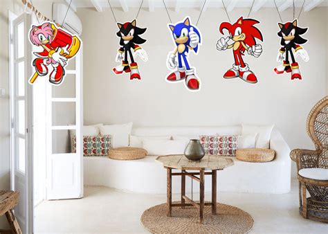 Buy Sonic Theme Birthday Party Hanging Set For Decoration Party