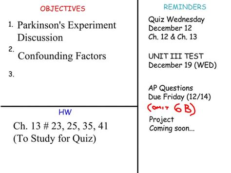 Ch 13 4 Confounding Variables Ppt