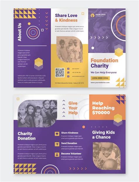 Education Trifold Brochure Template Ai Eps Psd Artofit