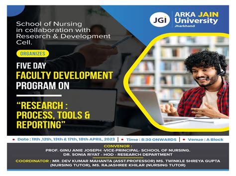 Fdp On Research Process Tools And Reporting Arka Jain University