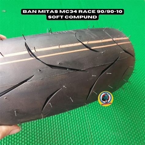 Jual Ban Tubeless Mitas Mc34 Race 9090 10 Soft Compund Kembang Racing