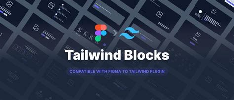 70 Tailwind Css Blocks Design System Light Dark Mode Auto Layout Mix And Match Sections Code