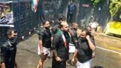Kerala Youth Congress Workers Take Out March Against Police Atrocities