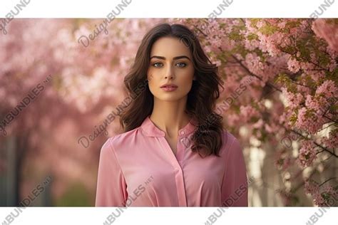Woman Pink Shirt