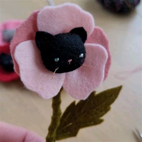 Soft Felt Crafts Felt Kitten Felt Sewing Projects Lavender Dolls