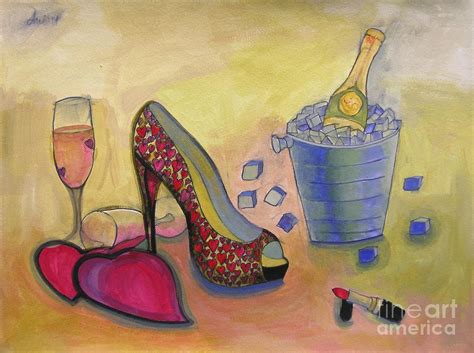 Shoe And Celebration Painting By Lamario Jackson Fine Art America
