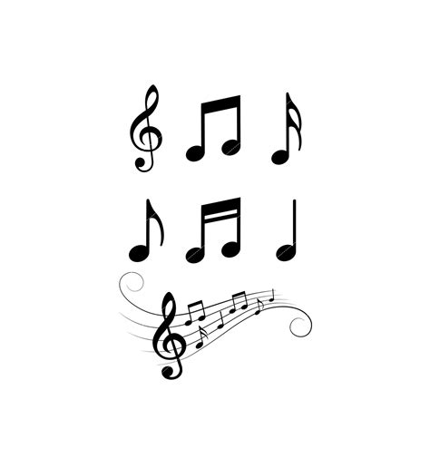 Music Notes Svg Music Note Svg Bundle Music Notes Clipart Music