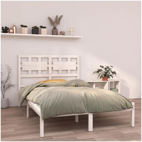 Vidaxl Giroletto Bianco In Legno Massello 120x200 Cm Eprice