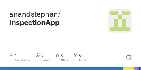 github anandstephan inspectionapp