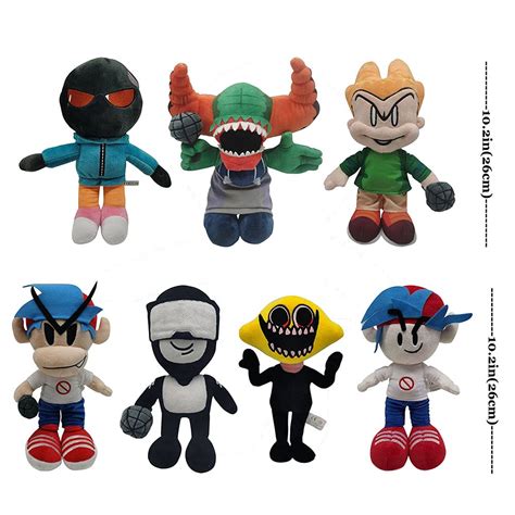 10 2in 26cm Friday Night Funkin Tankman Plush Friday Night Funkin