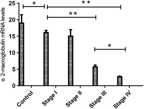 The Mrna Expressions Of α2‐macroglobulin In The Femoral Heads The Mrna