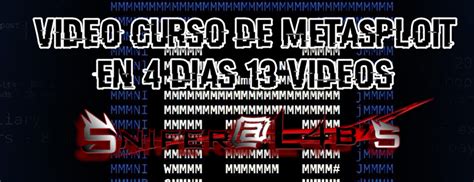 Video Curso De Metasploit En 4 Dias 13 Videos Snifer L4b S