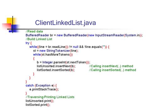 Ppt Java And Linked List Implementation Powerpoint Presentation Id