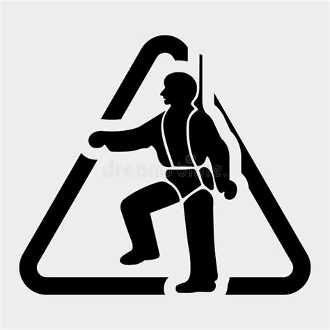 O Feixe De Segurança Do Ppe Iconsafety Deve Ser Símbolo Usado Isolado