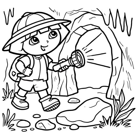 37 Colorear Dora Gratis Aprende Y Diviértete Con él Dora