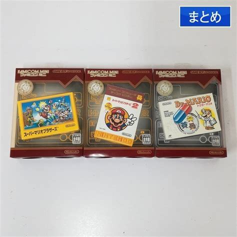【傷や汚れあり】gq033a 箱説有 Gba ソフト ファミコンミニ スーパーマリオブラザーズ 1 2 ドクターマリオ 計3点 ゲーム