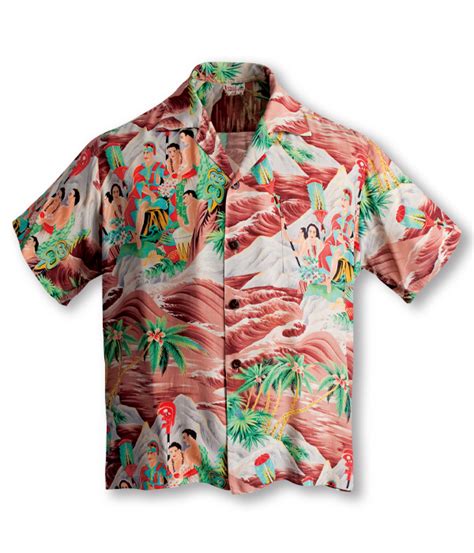 Vintage Aloha Shirt Brands Pali Hawaiian Style Aloha Shirt