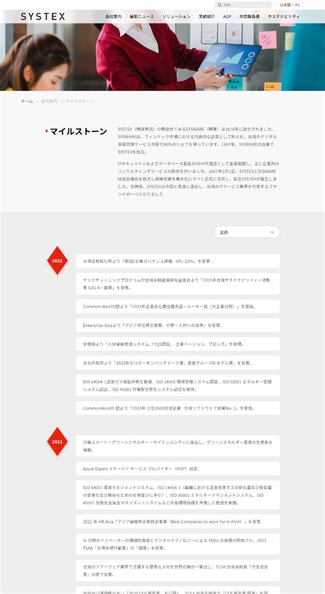 Systex｜精誠資訊 精選案例 夏木樂網頁設計