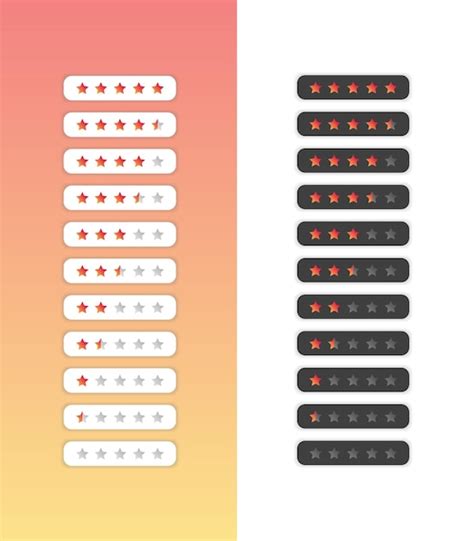 5 Star Rating Bar Images Free Download On Freepik