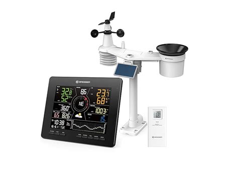 Bresser WLAN CAST MD Funk Wetterstation Detaillierte Tage Std Wettervorhersage WLAN