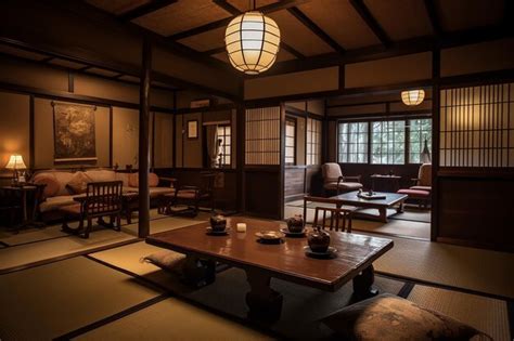 Premium Photo Experience The Beauty Of A Classic Japanese Tea Room