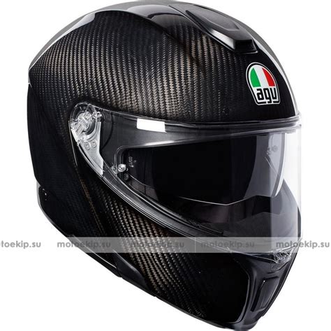 Шлем модуляр AGV Sportmodular Gloss Carbon купить по выгодной цене
