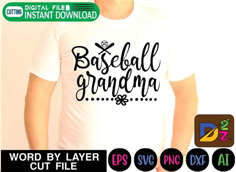 Baseball Grandma Svg Graphic By Design Zone 2 · Creative Fabrica