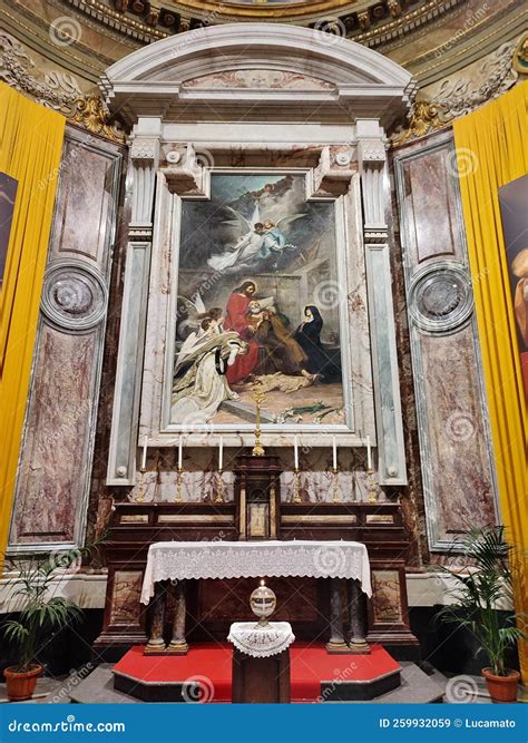 Pompei Dipinto Del Transito Di San Giuseppe Nel Santuario Della Beata