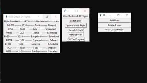 Flight Management In Python With Source Code Source Code And Projects