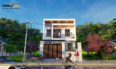 25 Mẫu thiết kế nhà 2 tầng 7x11m đẹp mê ly đầy đủ tiện nghi