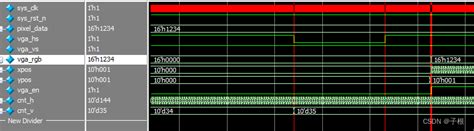 【fpga】vga驱动：行同步时序场同步时序 Csdn博客