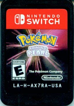 Pokémon Shining Pearl Nintendo Switch box cover art MobyGames