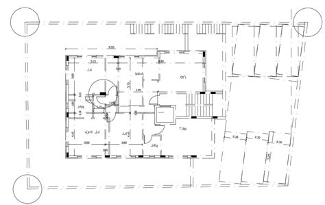 Building Structure Column Beam Design Autocad File Free Download