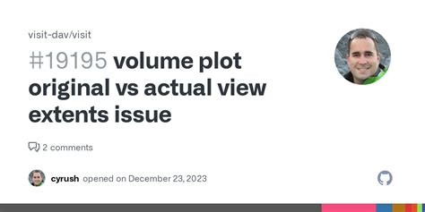 Volume Plot Original Vs Actual View Extents Issue · Issue 19195