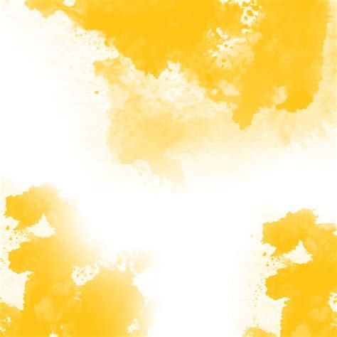 Texture Aquarelle Jaune Nouveau Fond Doux Vecteur Premium
