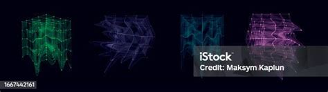 빛나는 입자와 폭발 효과의 글리치 큐브 모음 빅 데이터 시각화 점으로 구성된 현대 공상 과학 요소 기술 벡터 일러스트 레이 션입니다 이진법에 대한 스톡 벡터 아트 및 기타