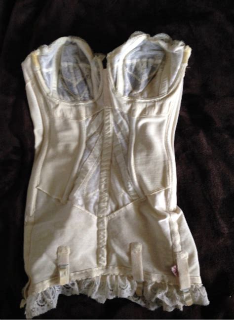 Open Bottom Vintage Girdle Corde De Parie French Lace Girdle Etsy